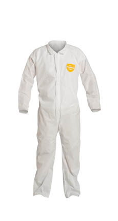 DUPONT™ PROSHIELD® BASIC PB120S White Disposable Coverall - Sunrise Ind.