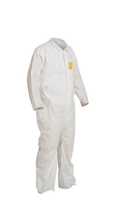 DUPONT™ PROSHIELD® BASIC PB120S White Disposable Coverall - Sunrise Ind.